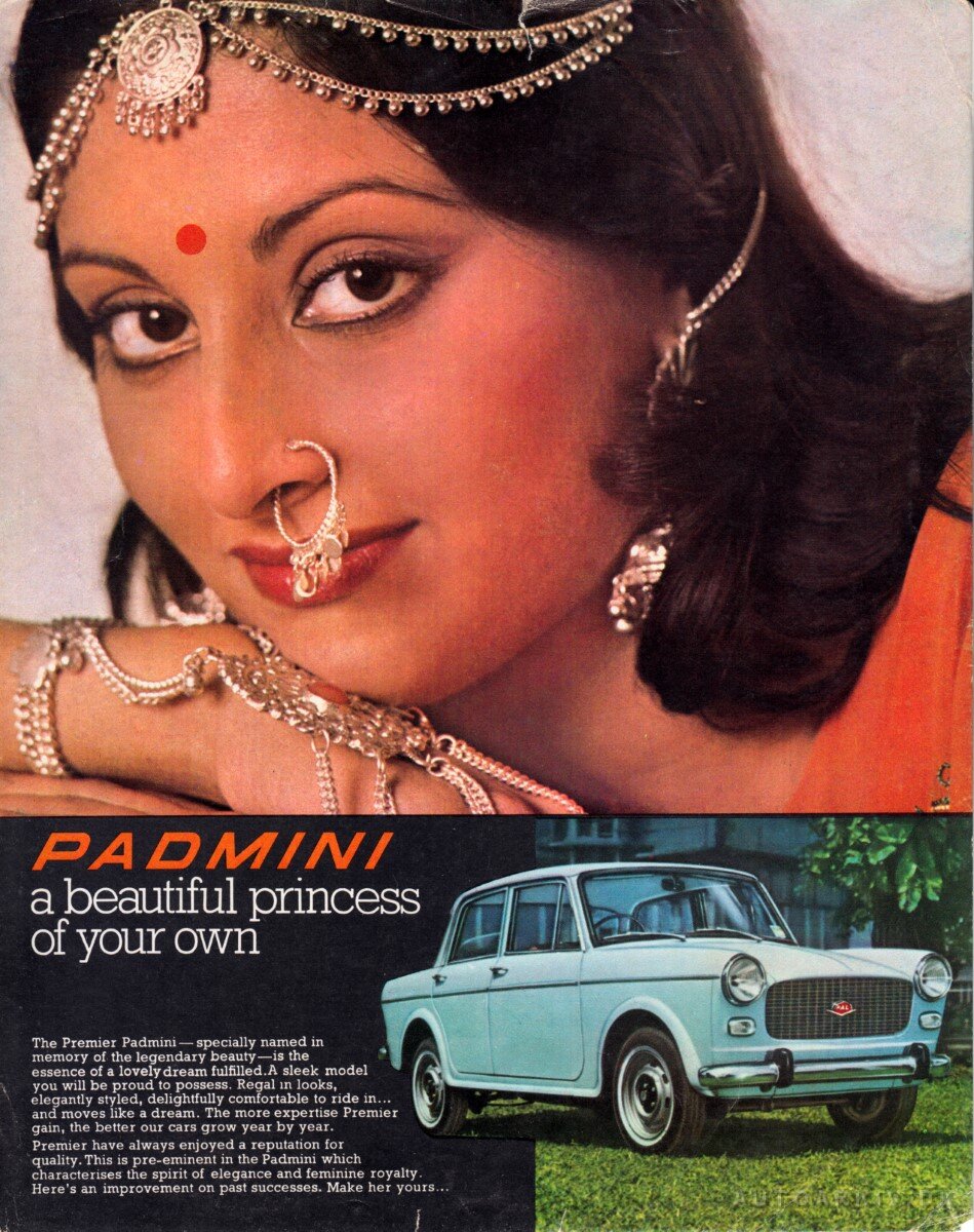 PADMINI bilbrochure, auto katalog, auto prospekt, automobile literature ...