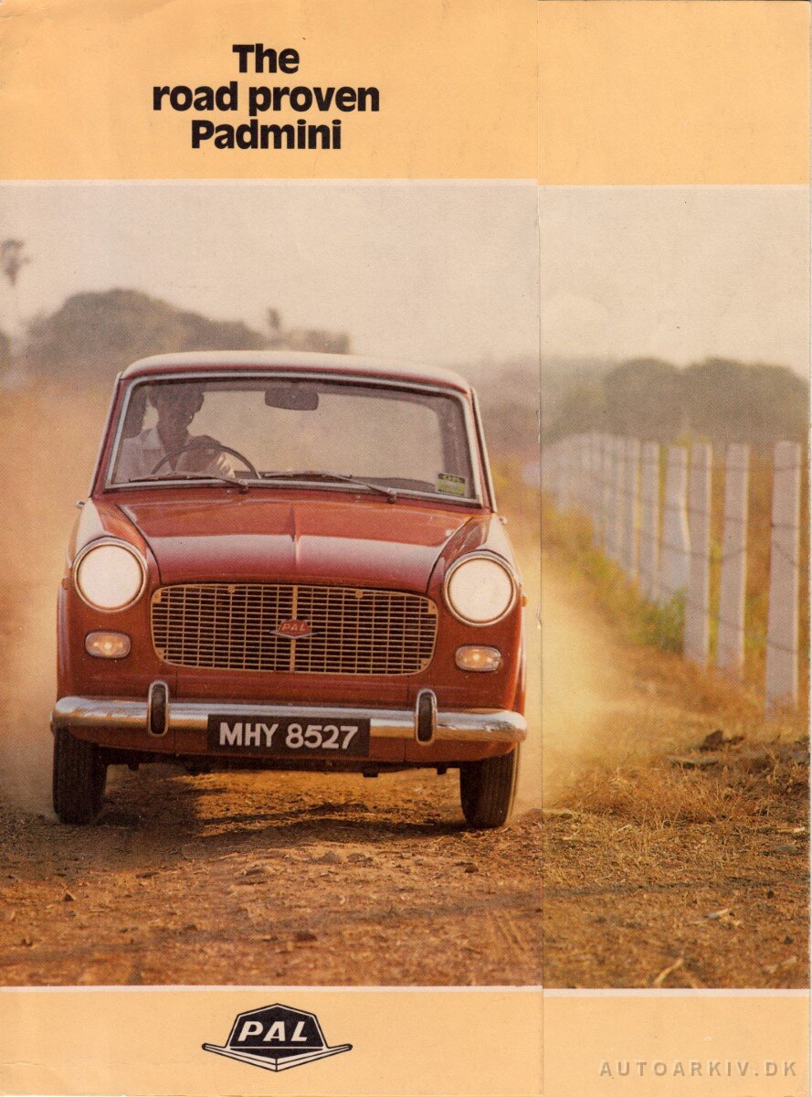 PADMINI bilbrochure, auto katalog, auto prospekt, automobile literature ...