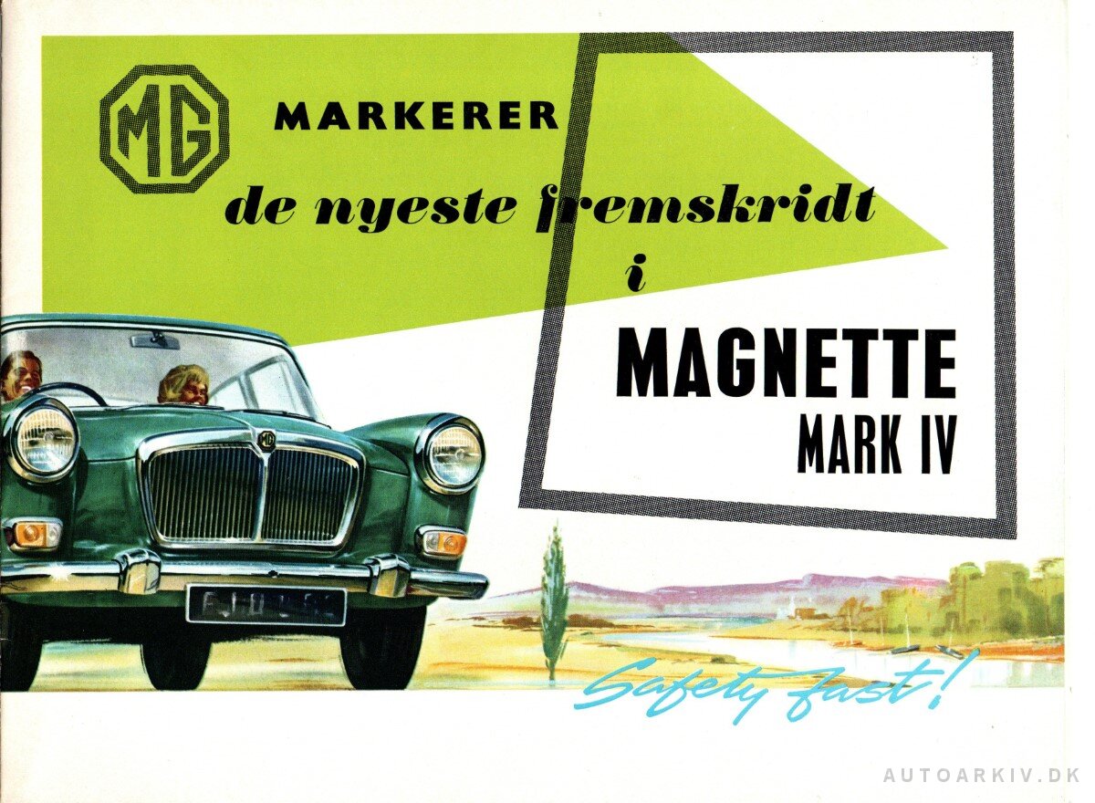 MAGNETTE bilbrochure, auto katalog, auto prospekt, automobile ...